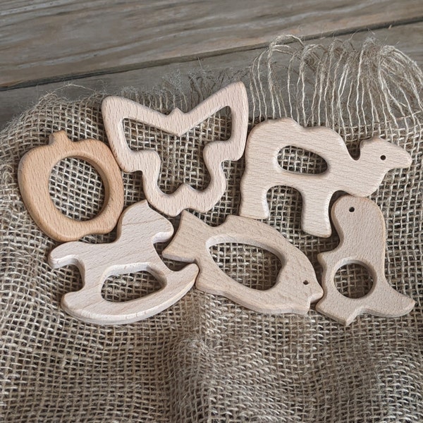 Wooden Teethers - Etsy