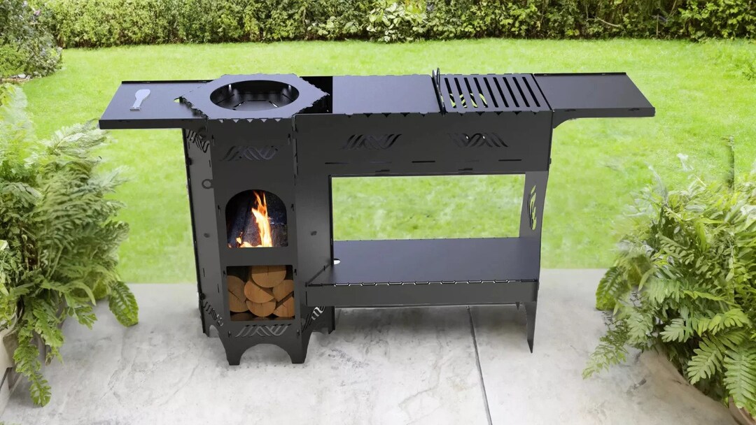 BBQ, Grill, Brazier - Cauldron, Mangal, Barbecue, Collapsible, Flatpack ...