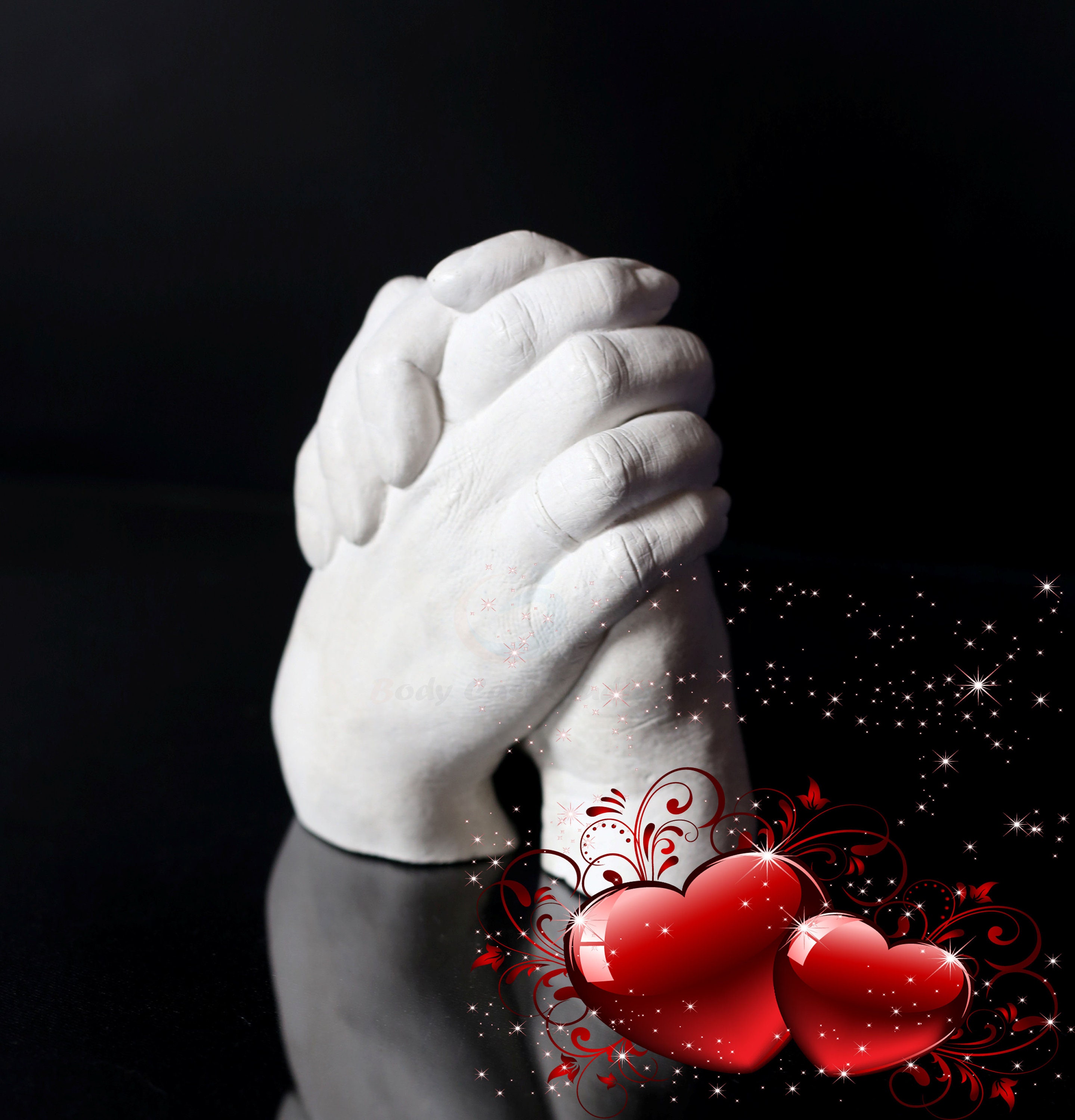 Holding Hands Moulding Casting Kit 3D Couples-adult | Christmas Gift ...