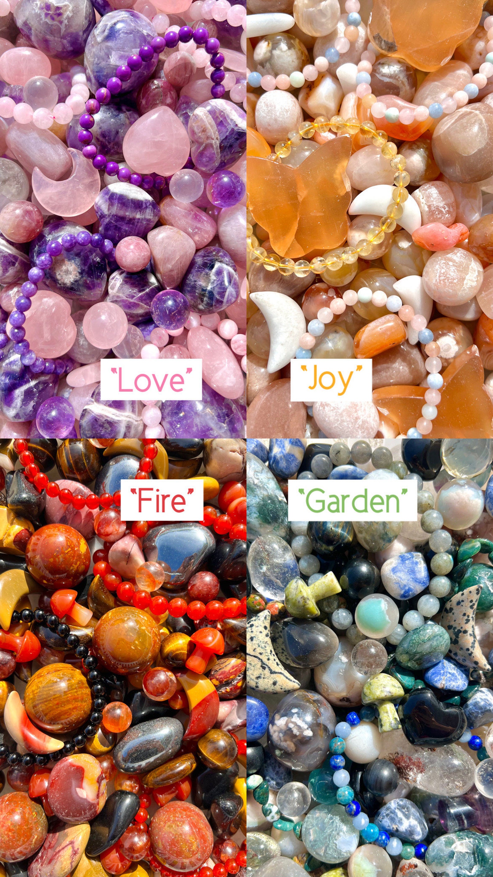 Crystal Confetti "garden" | Crystal Mystery Scoop | Beginner Crystals ...