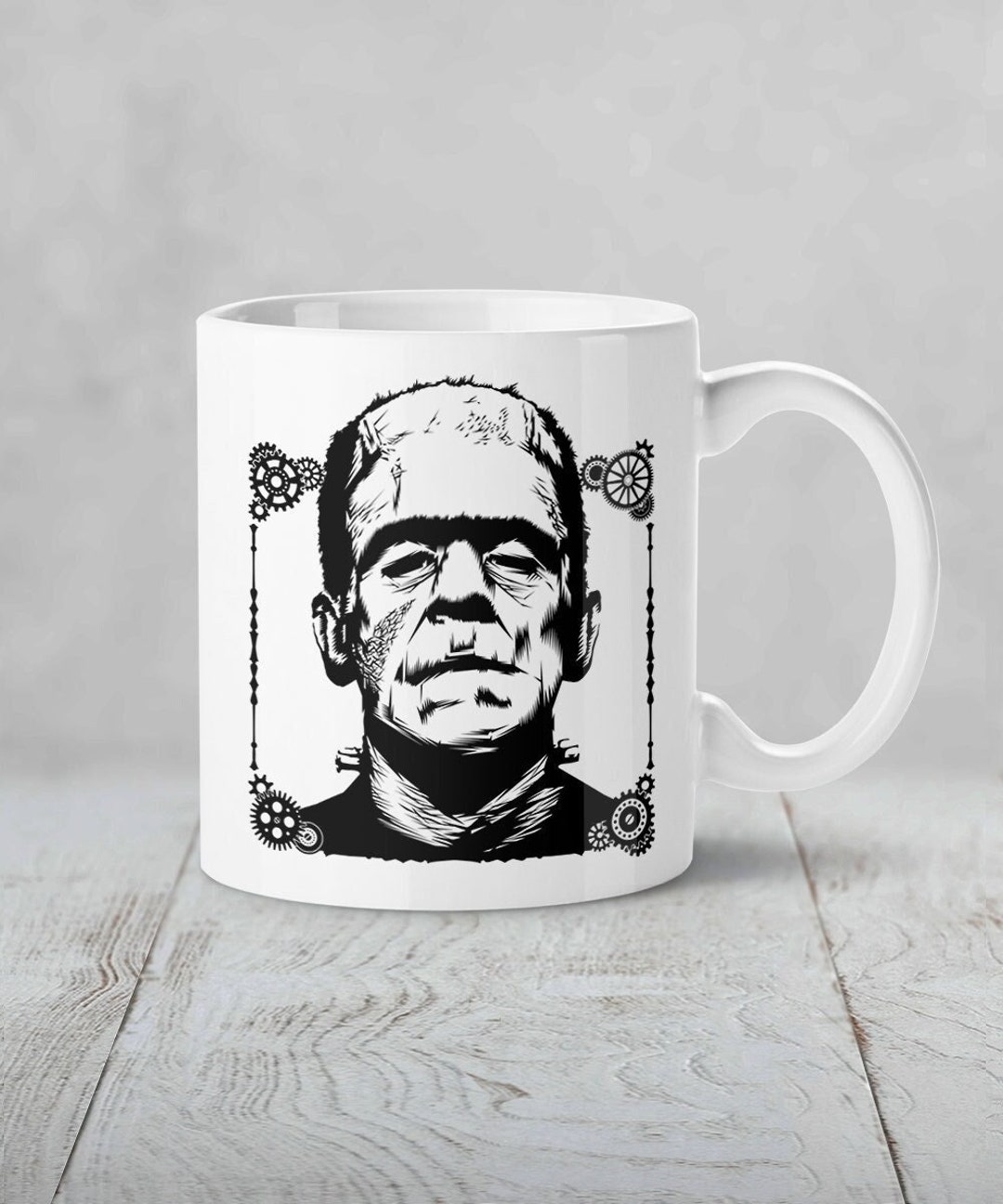 Frankenstein Mug / Boris Karloff Movie Character Coffee Cup James Whale ...