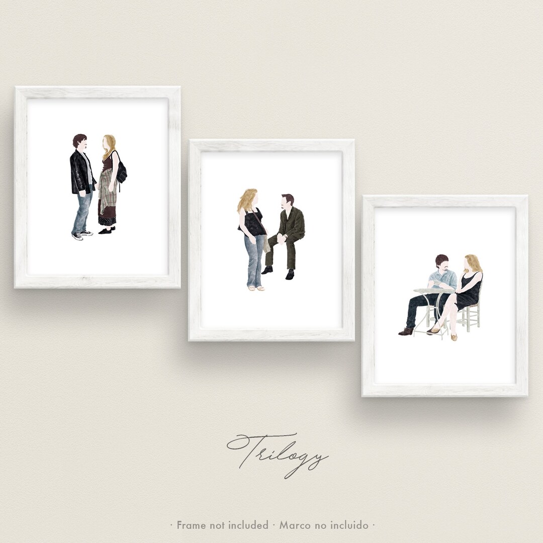 Before Trilogy Poster Prints Set / Sunrise Sunset Midnight - Etsy