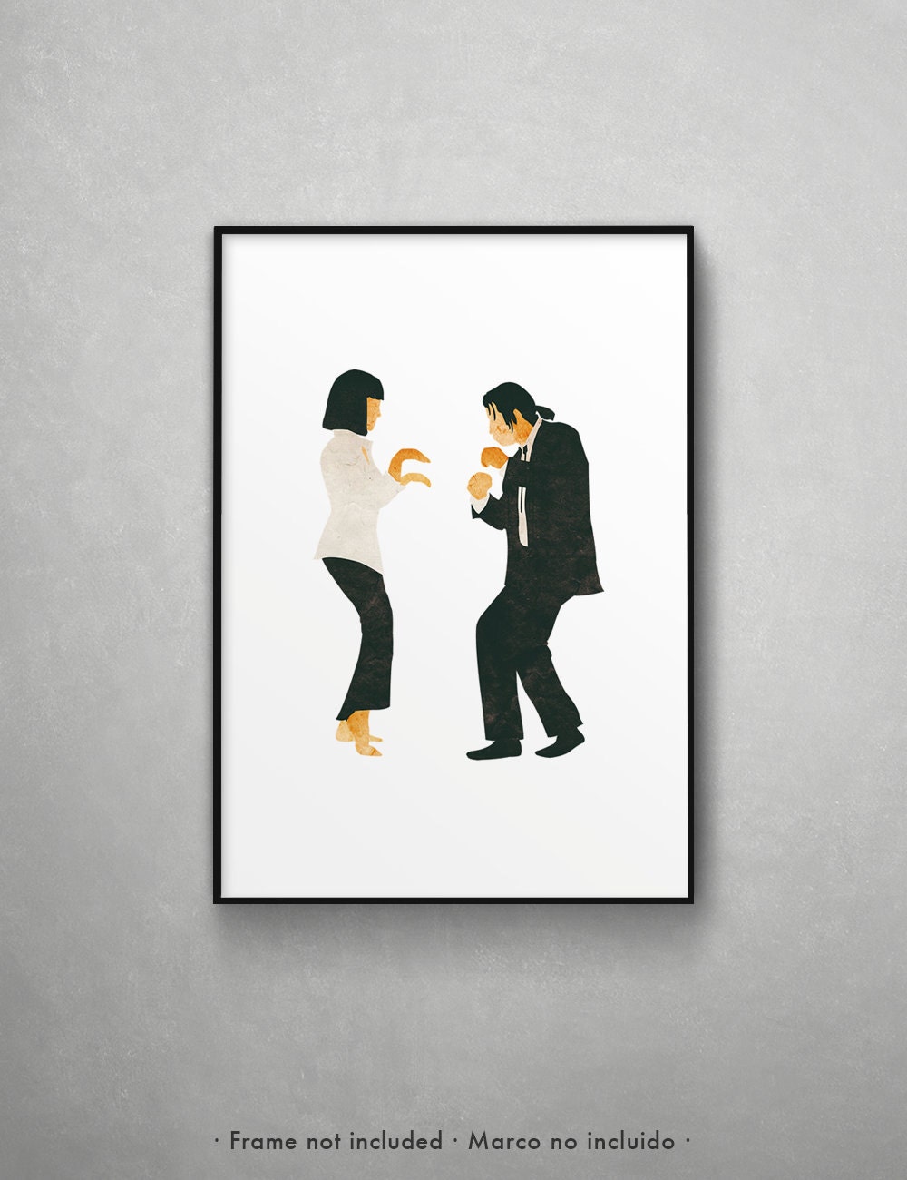 Pulp Fiction Dance Scene Jack Rabbit Slims Poster 2 / - Etsy