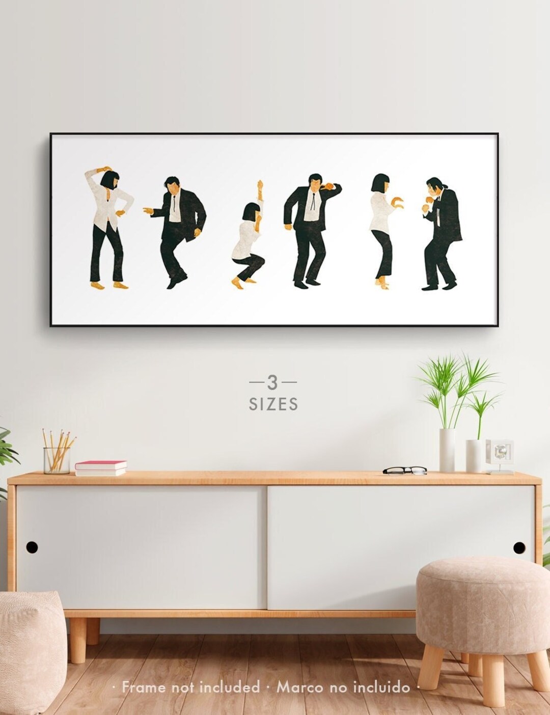 Pulp Fiction Dance Poster Jack Rabbit Slims Print / Mia - Etsy