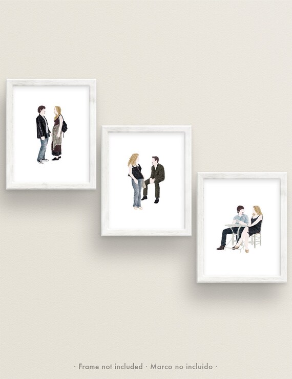 Before Trilogy Poster Prints Set / Sunrise Sunset Midnight - Etsy