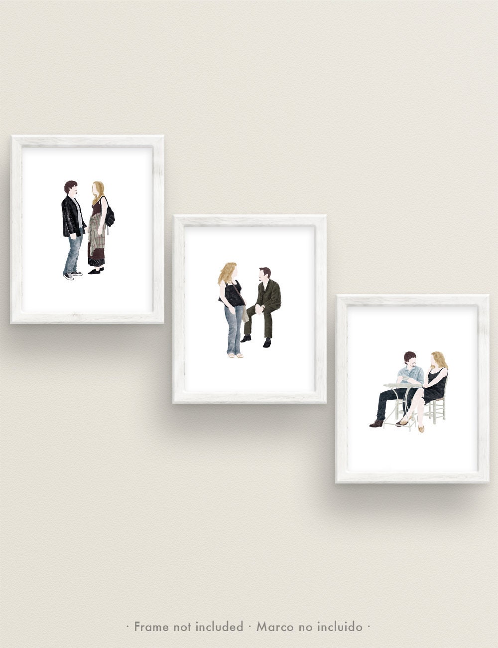 Before Trilogy Poster Prints Set / Sunrise Sunset Midnight - Etsy