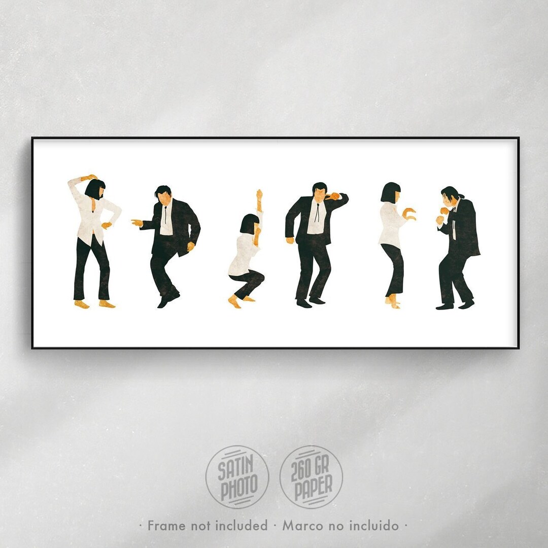 Pulp Fiction Dance Poster Jack Rabbit Slims Print / Mia - Etsy