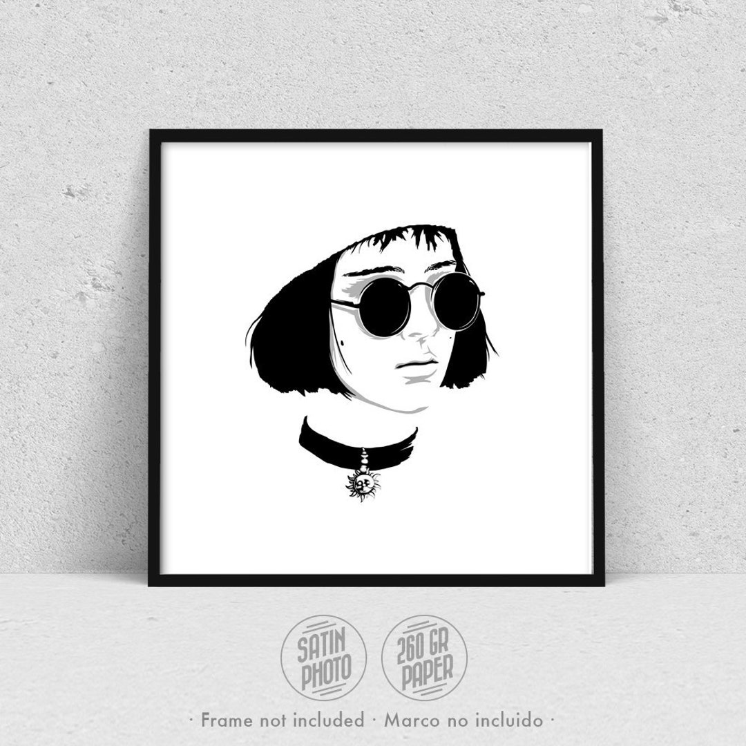 Leon Movie Poster | Mathilda Minimalist Print | Cult French Film Poster ...