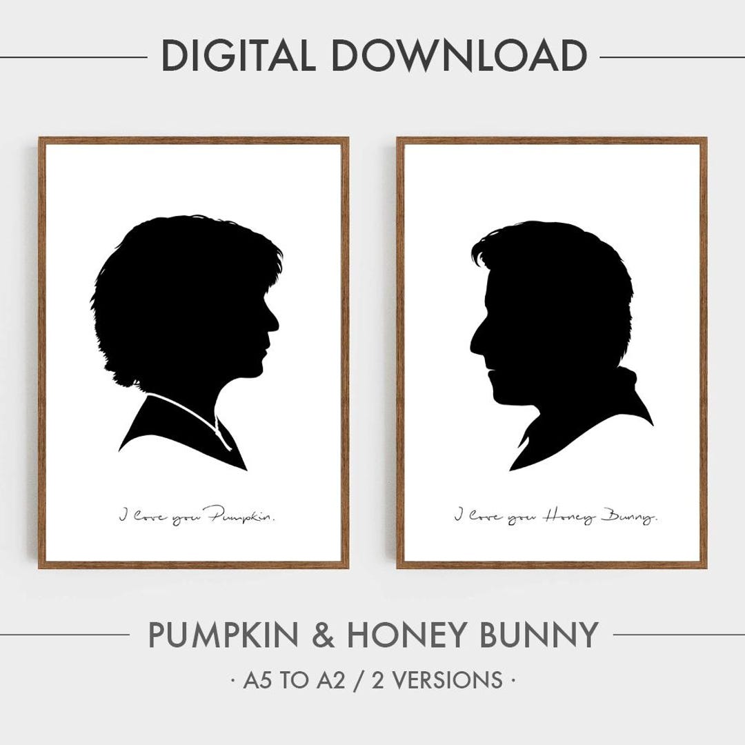 Pulp Fiction - 2 Posters | Digital Download | Pumpkin Honey Bunny ...