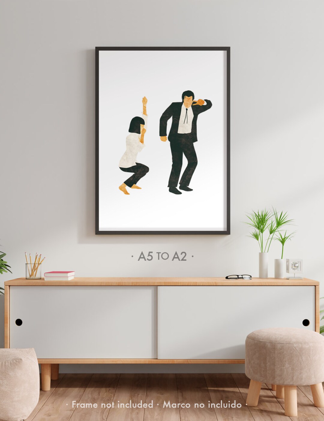 Pulp Fiction Dance Scene Jack Rabbit Slims Poster 3 / Cult - Etsy