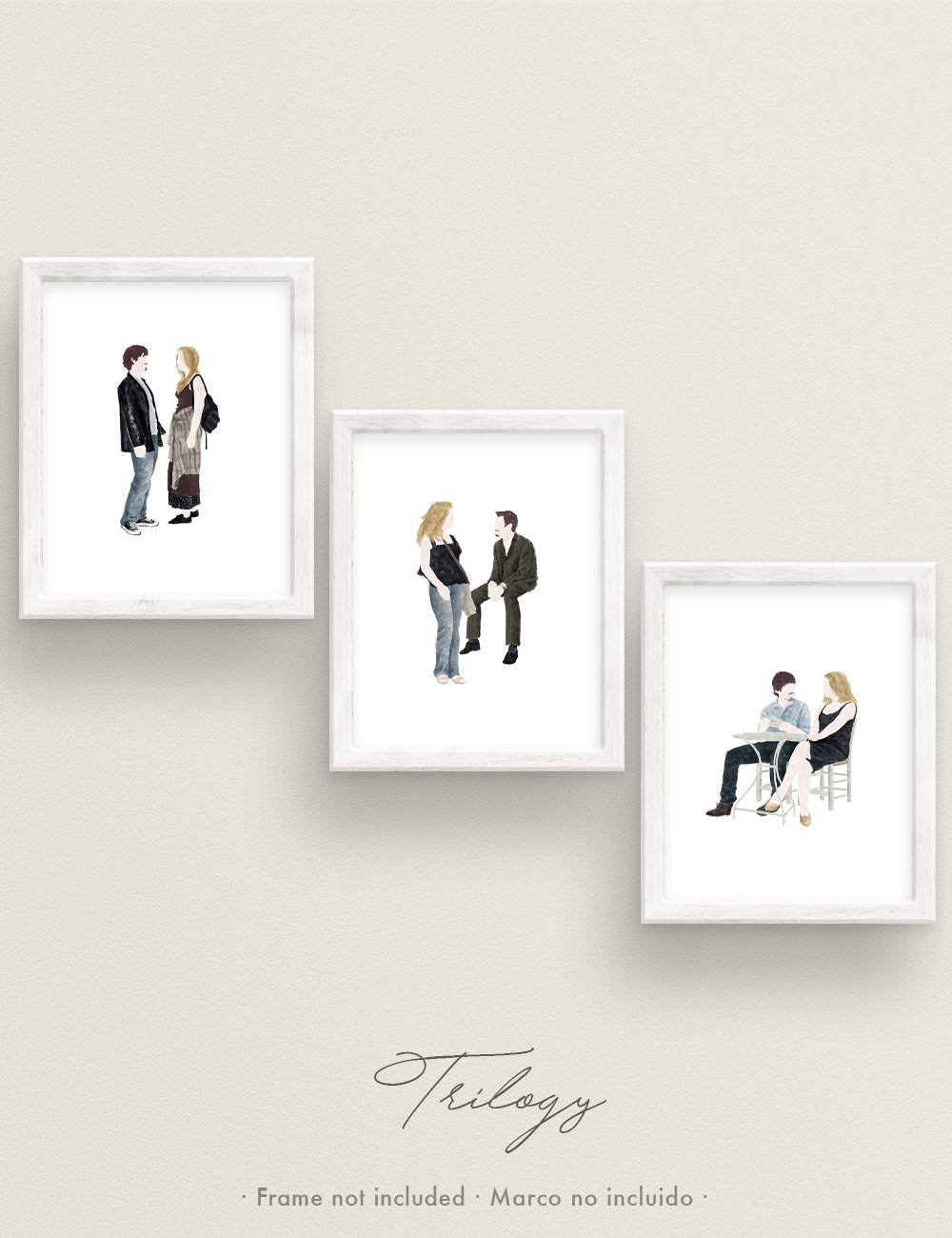 Before Trilogy Poster Prints Set / Sunrise Sunset Midnight - Etsy