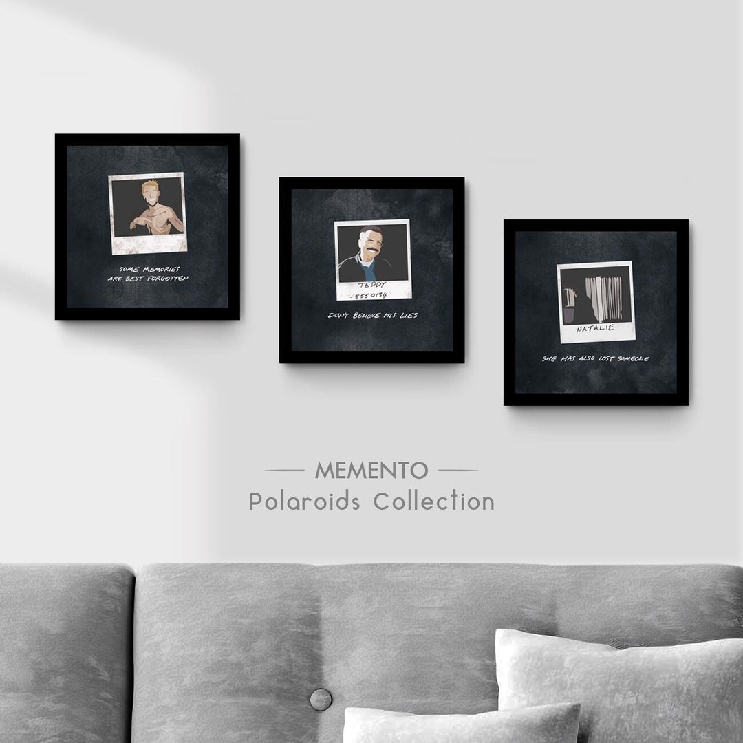 Memento Movie Posters - Set of 3 Polaroid Pictures | Leonard Shelby ...