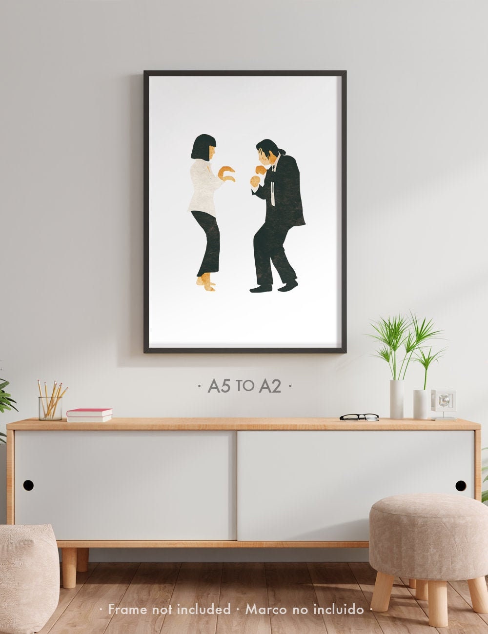 Pulp Fiction Dance Scene Jack Rabbit Slims Poster 2 / - Etsy