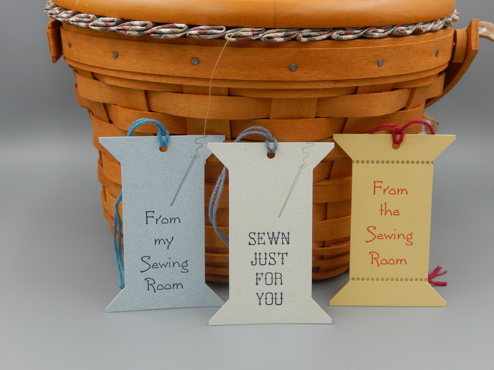 Spool Hang Tags for Sewing Projects / Unique Assortment | Etsy