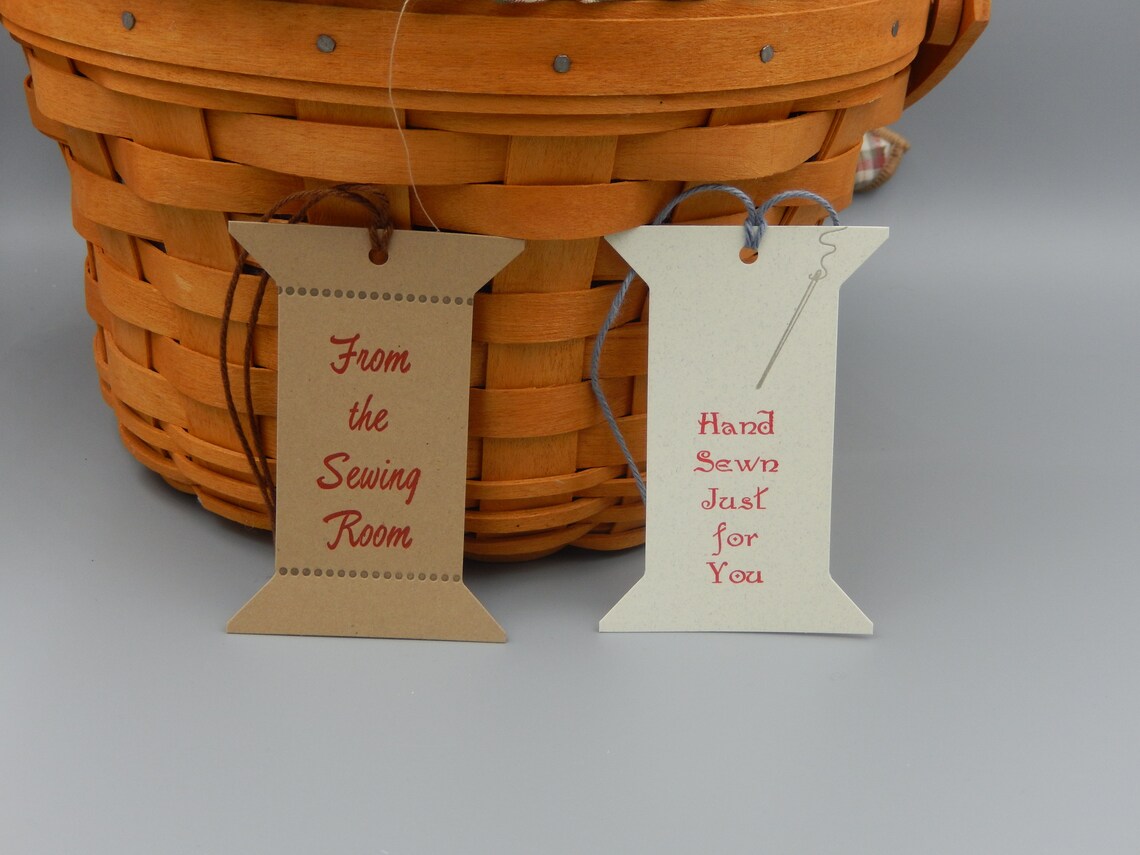 Spool Hang Tags for Sewing Projects / Unique Assortment | Etsy