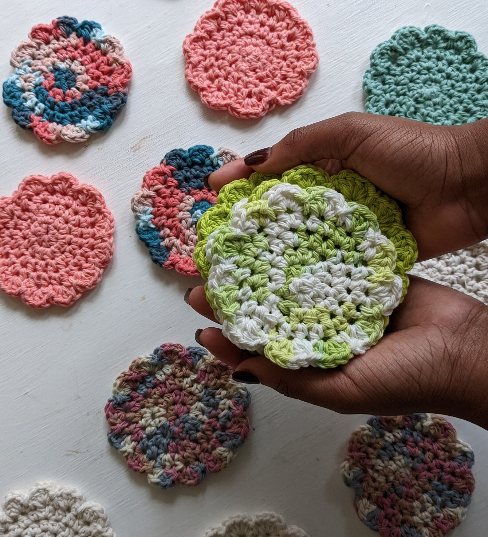 Face Scrubbies (set of 4) - Etsy