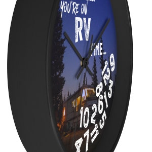 Wall Clock Gifts for RV Funny RV Decor Motorhome Gift - Etsy