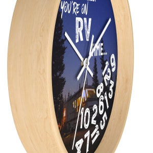 Wall Clock Gifts for RV Funny RV Decor Motorhome Gift - Etsy