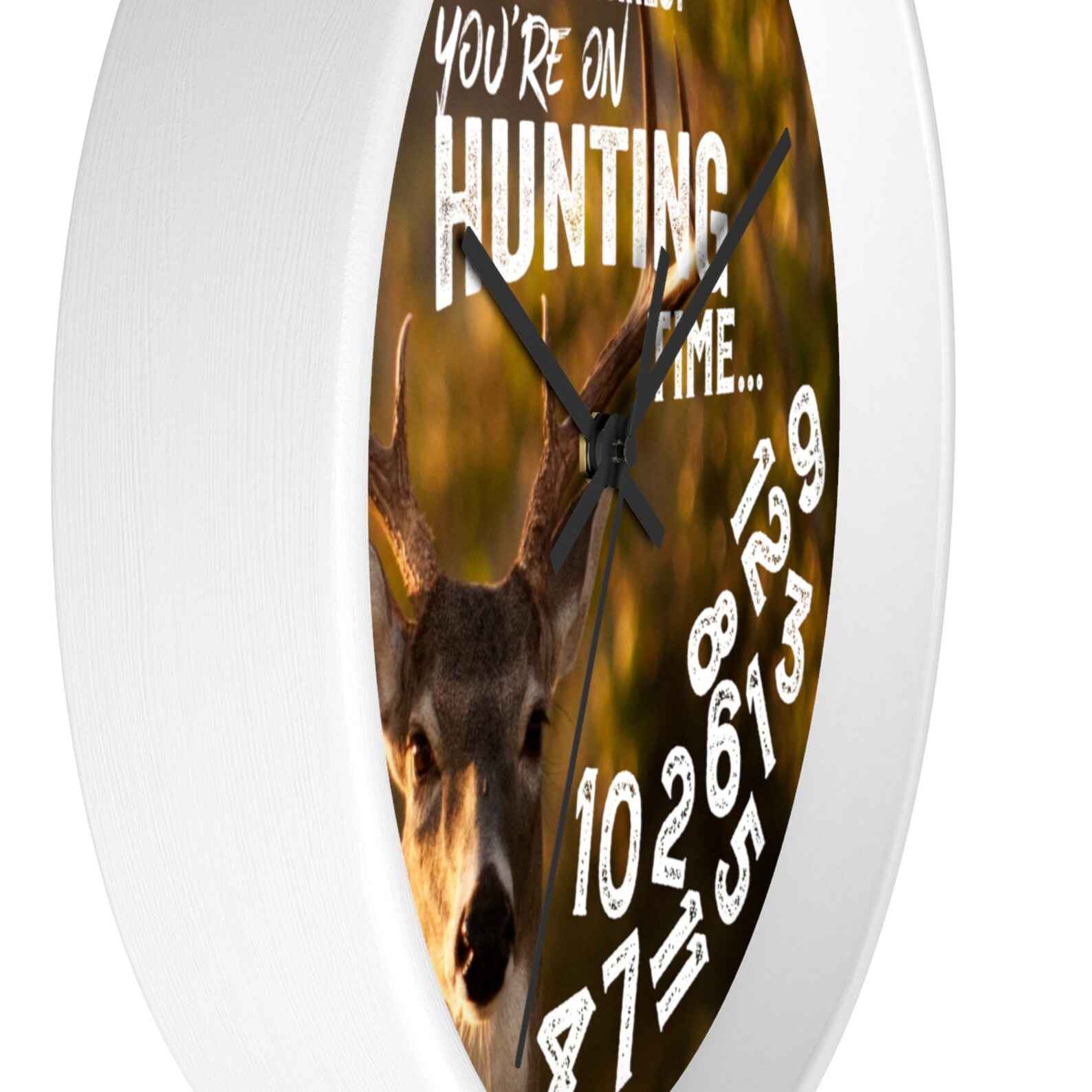 Wall Clock Gifts for Hunter Funny Hunting Decor Hunting | Etsy