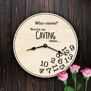 Funny Caving Gifts Who Cares You're on Caving Time - Etsy