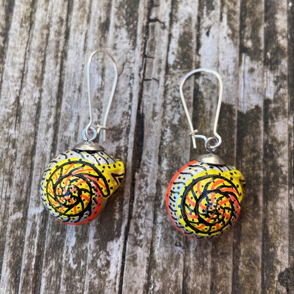 Shell Earrings - Etsy UK