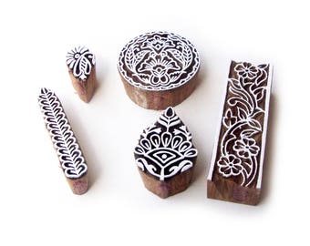 Indian wood blocks | Etsy