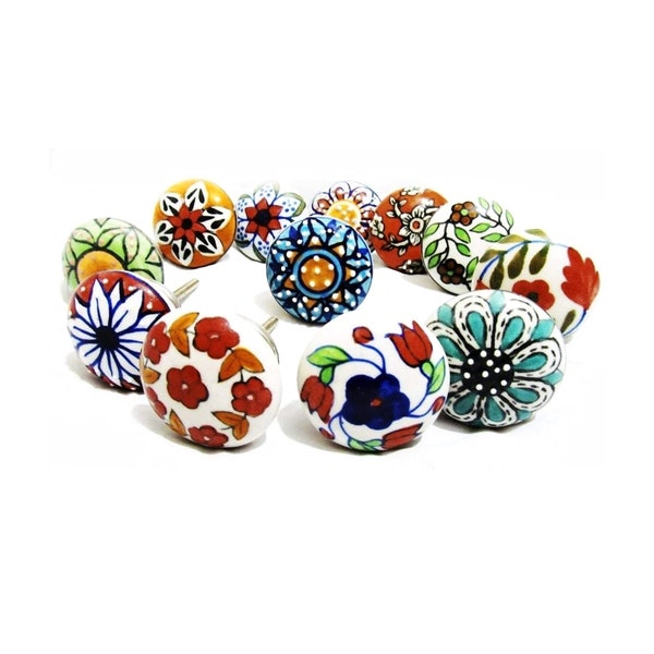 Painted Drawer Knobs - Etsy