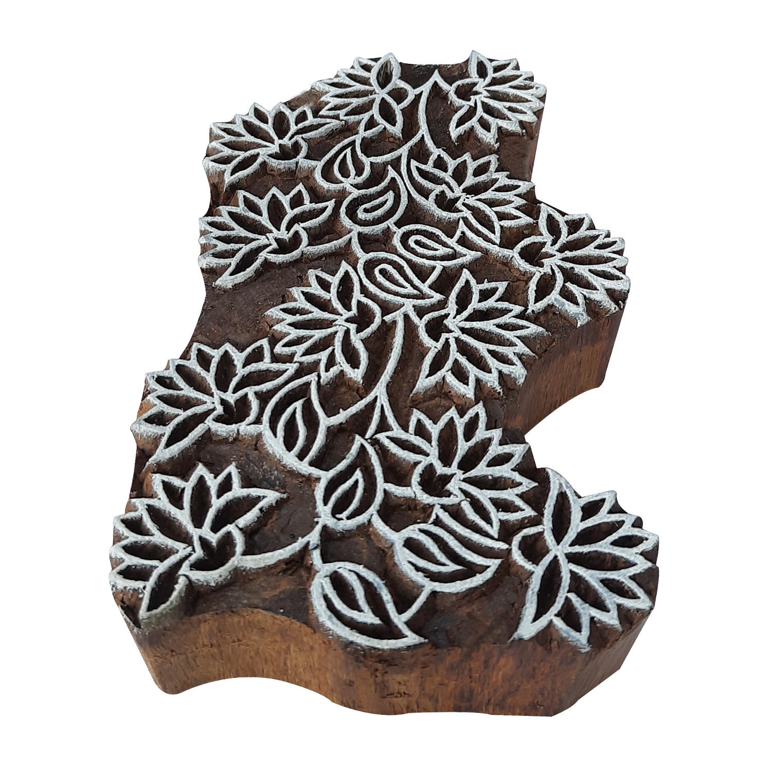 Textile Big Wooden Stamps Tree Shapes for Block Printing at - Etsy