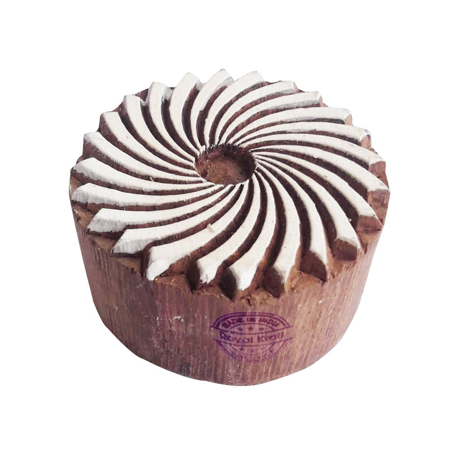 DIY Round Blocks for Block Printing Wooden Printing Stamps for | Etsy