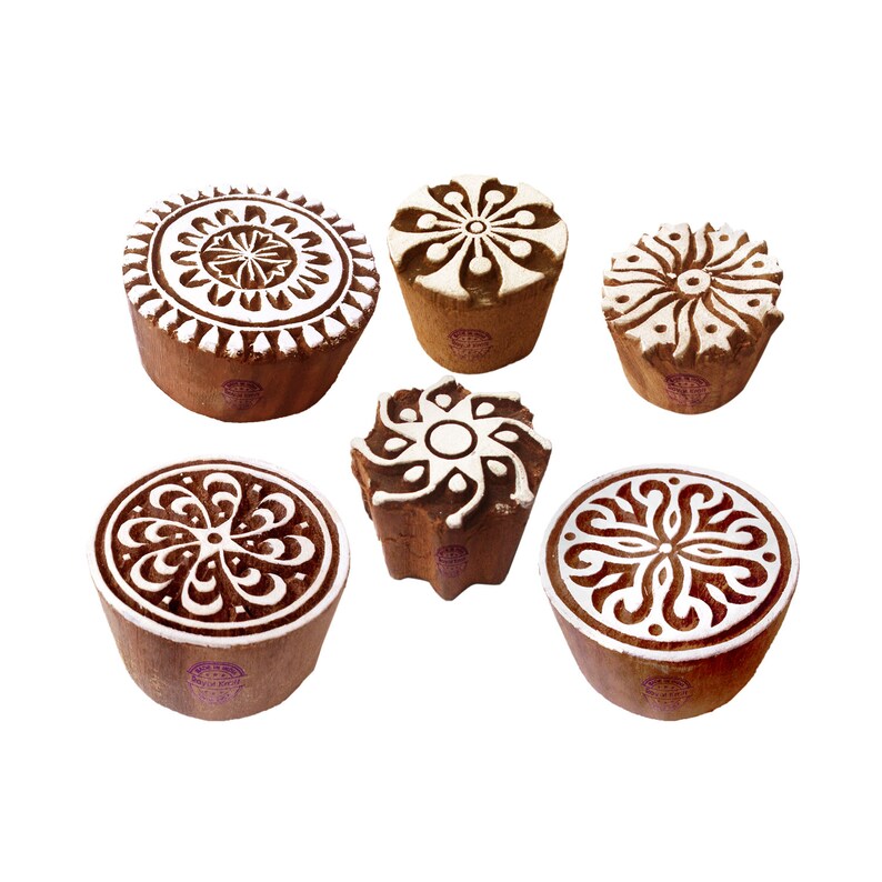 Asian Traditional Wooden Print Stamps DIY Textile and Paper - Etsy