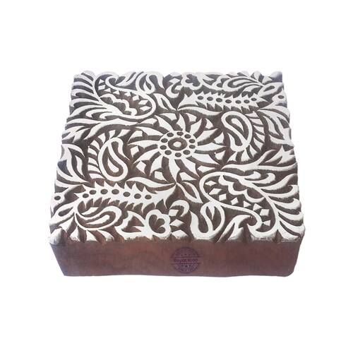 Indian Wood Print Stamp Blocks for Block Printing Square - Etsy