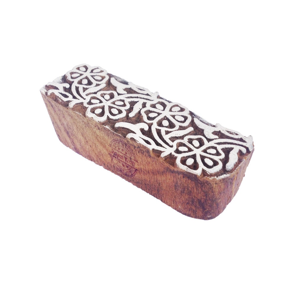 Baren for Block Printing Wooden Print Stamps for Saree Border | Etsy