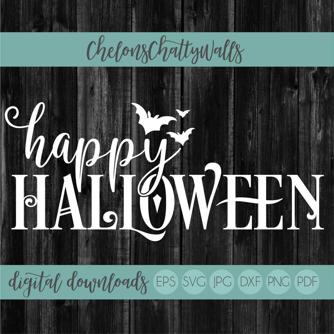 Happy Halloween SVG File Halloween SVG Pumpkin Cut File - Etsy