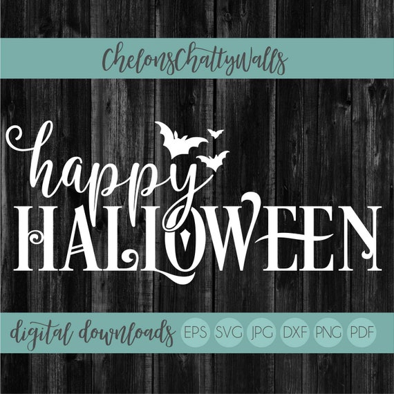 Happy Halloween SVG File Halloween SVG Pumpkin Cut File | Etsy