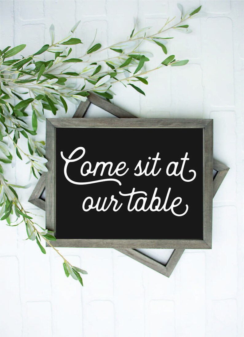 Come Sit at Our Table Vinyl Stencil Kitchen Stencil Kitchen - Etsy