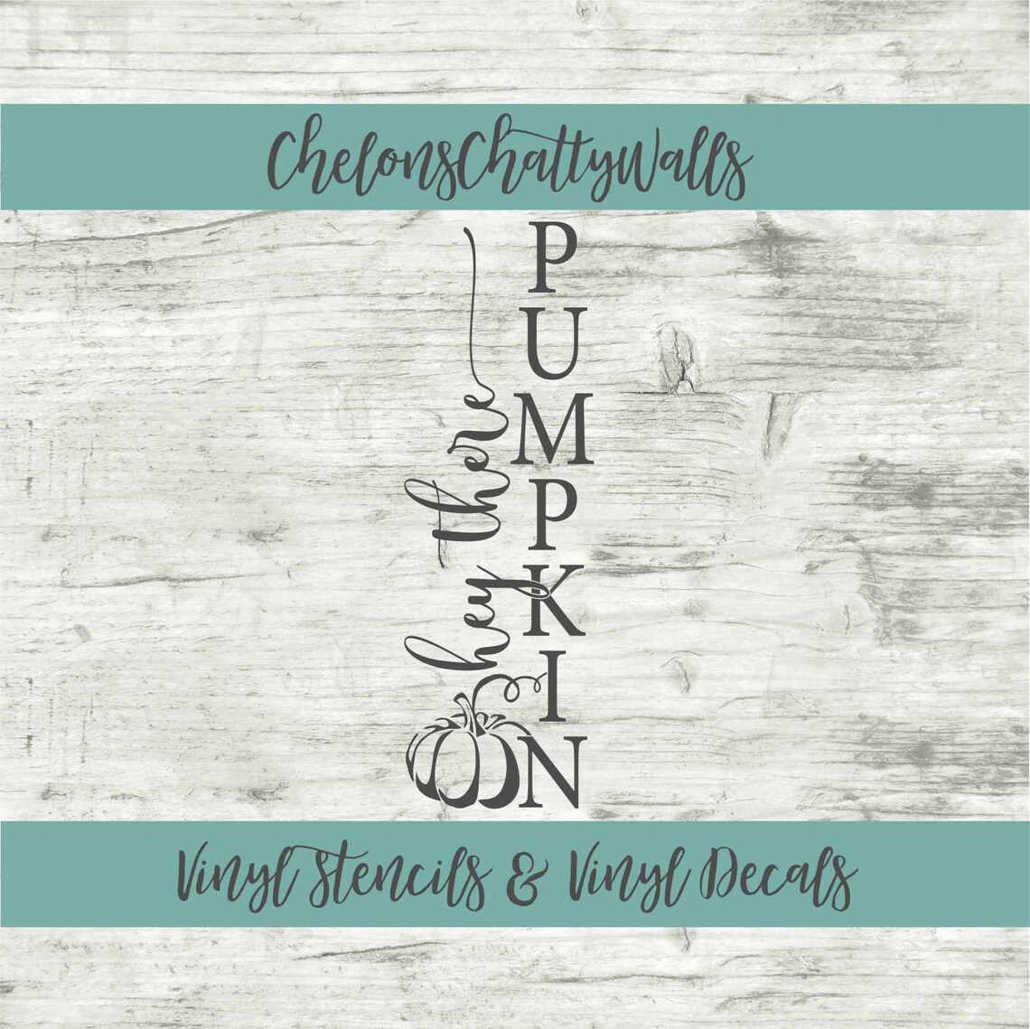 Hey There Pumpkin Stencil, Hey There Pumpkin Vinyl Decal, Pumpkin Porch ...