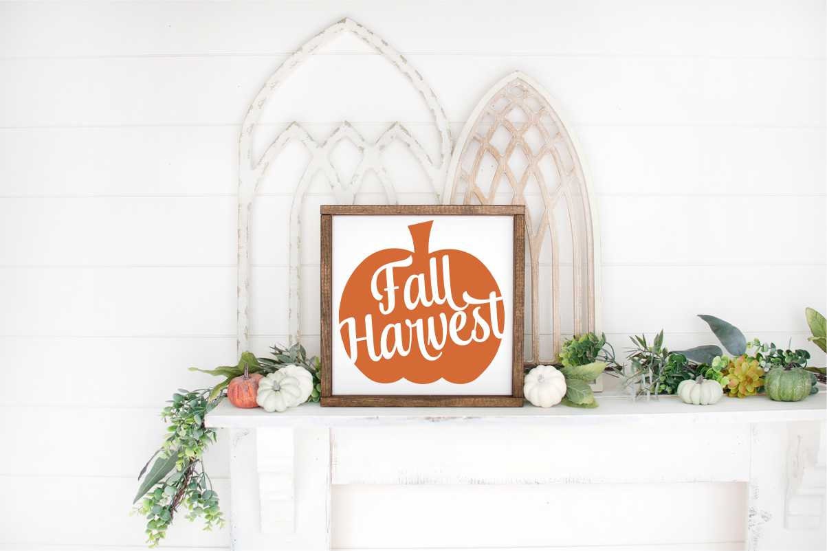 Fall Harvest SVG File Fall SVG Cricut Cut File Pumpkin Cut - Etsy