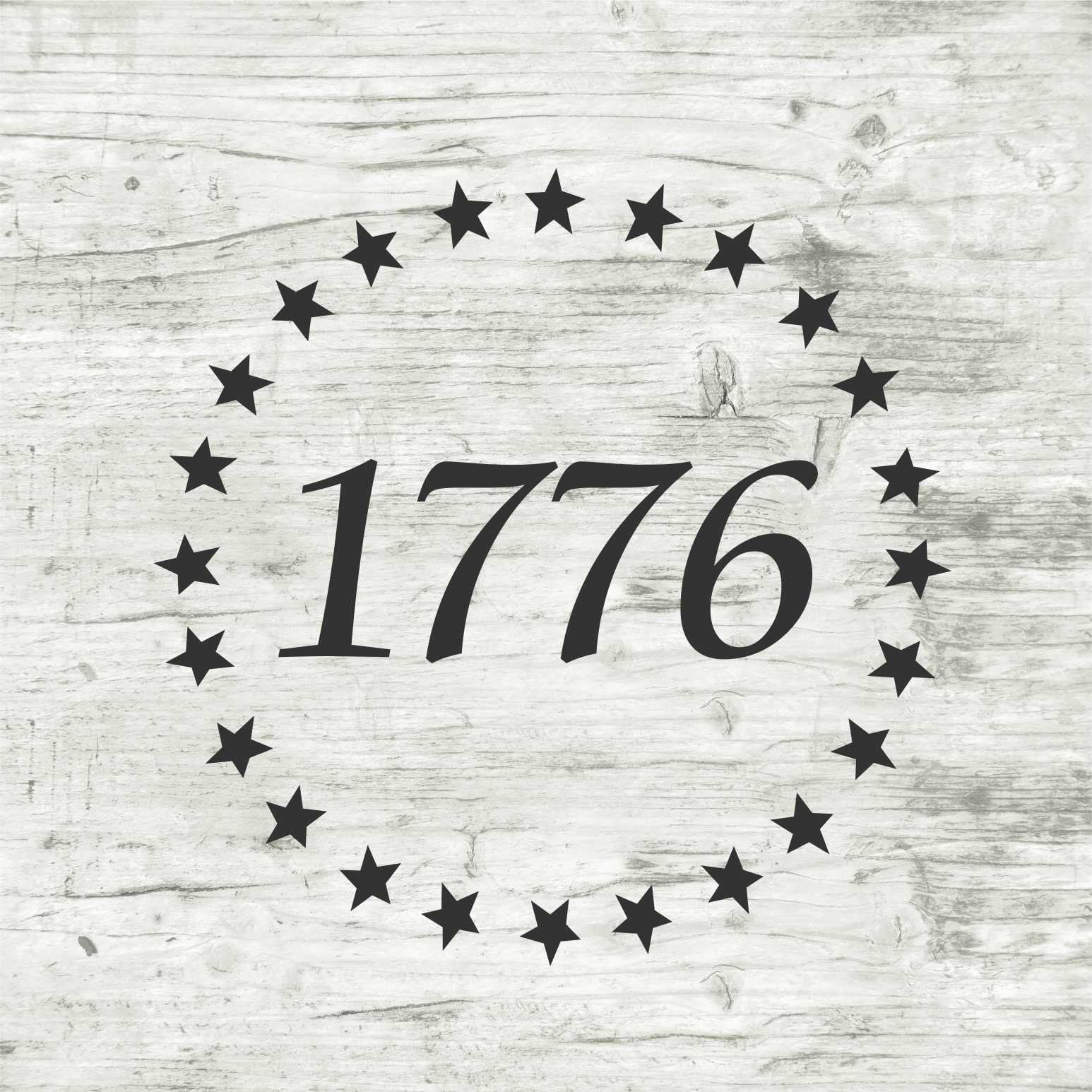 1776 Stencil Patriotic Stencil Star Stencil Stencil Wood | Etsy