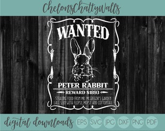 Peter Rabbit Svg - Etsy