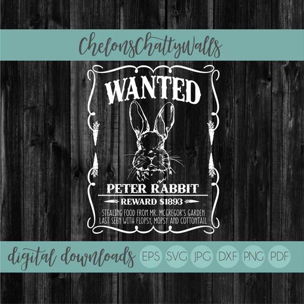 Rabbit Svg - Etsy