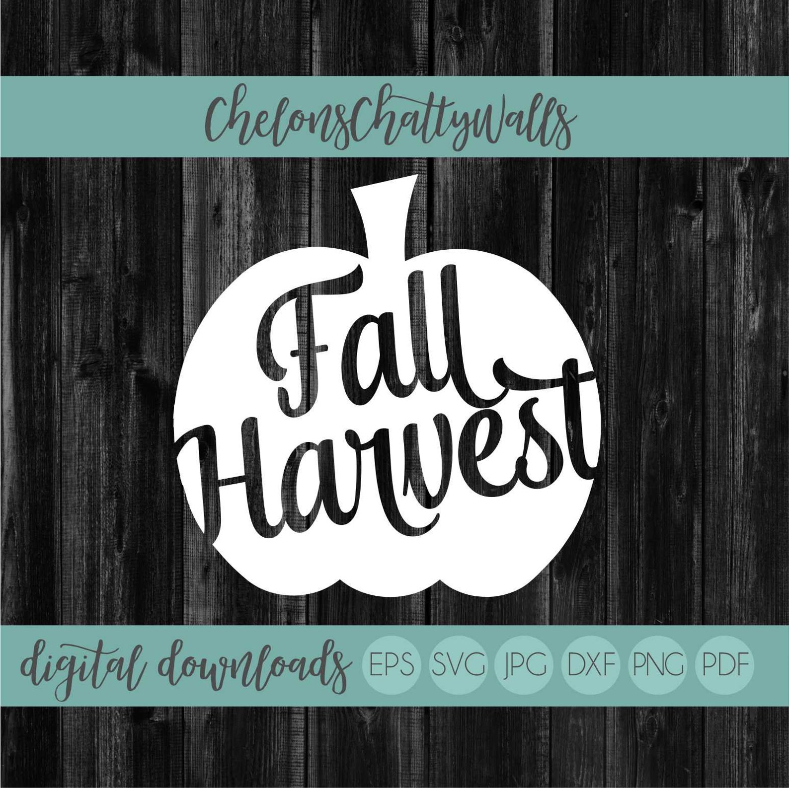 Fall Harvest SVG File, Fall SVG, Cricut Cut File, Pumpkin Cut File ...