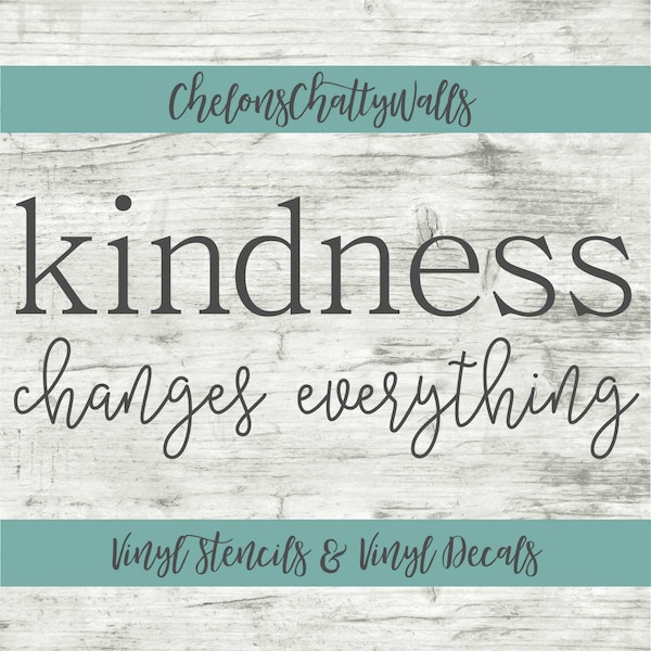 Kindness Wood Sign - Etsy