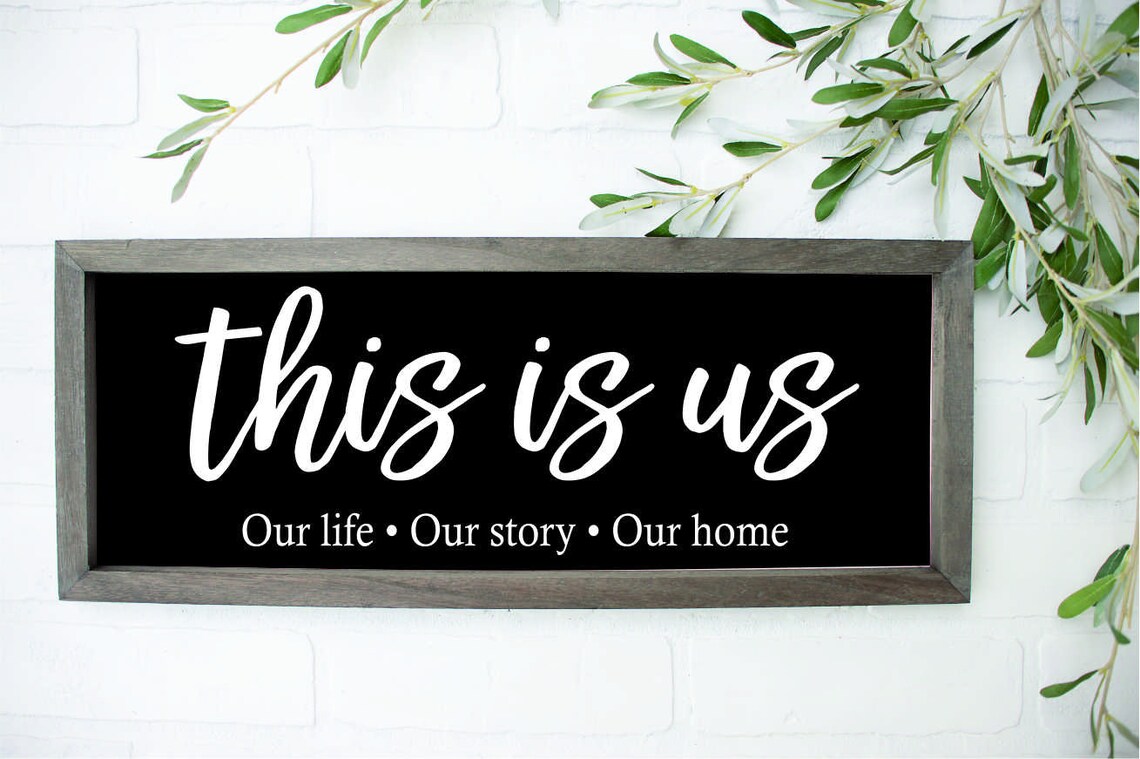 This is Us SVG File This is Us Vinyl Cut File Silhouette Cut | Etsy