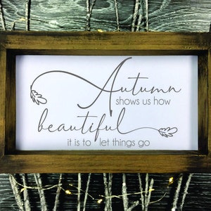 Autumn Shows Us How Beautiful It is to Let Things Go Stencil, Fall ...