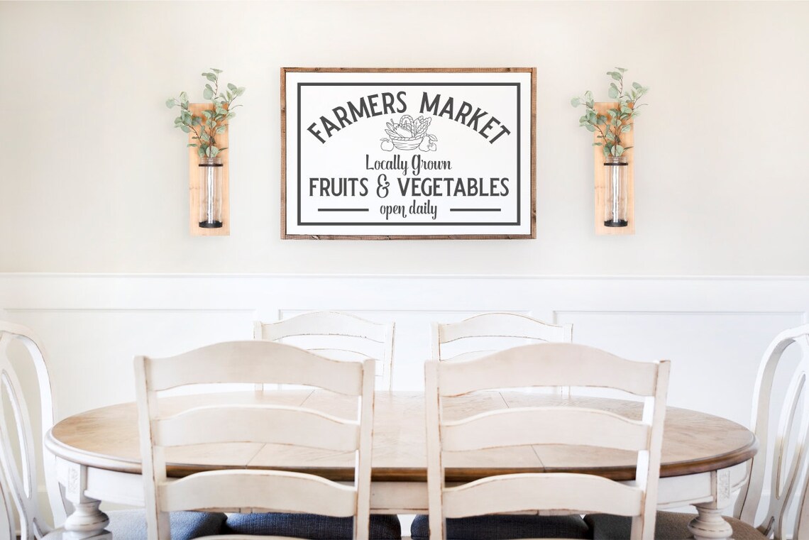 Farmers Market SVG, Fruits and Vegetables SVG, Farmhouse SVG, Summer ...