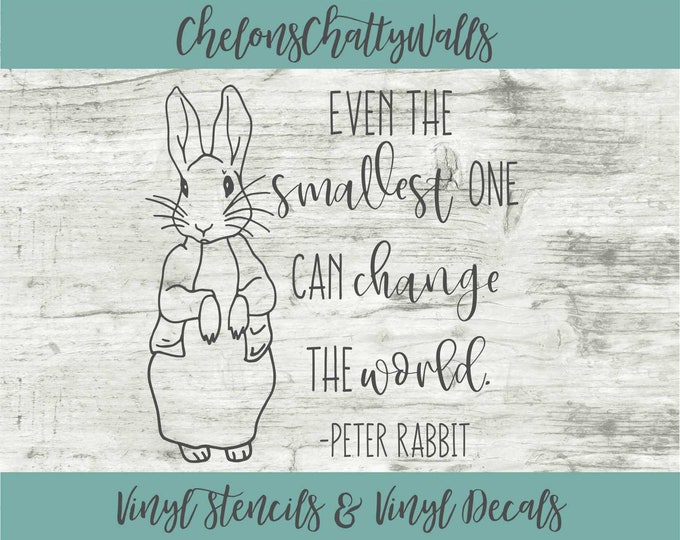 Wanted Peter Rabbit Stencil Peter Rabbit Vinyl Decal Rabbit - Etsy