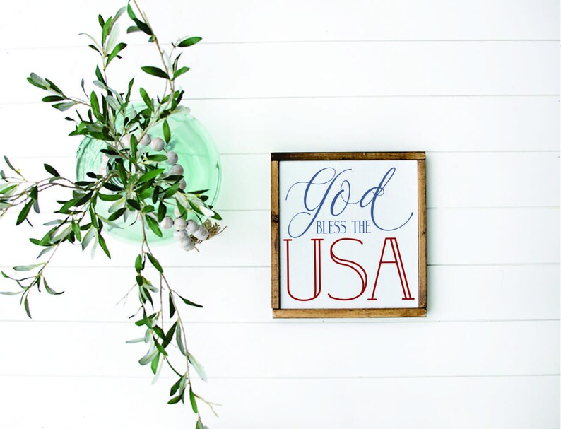 God Bless the USA SVG File, Patriotic Svg, God Bless the USA Cut File ...