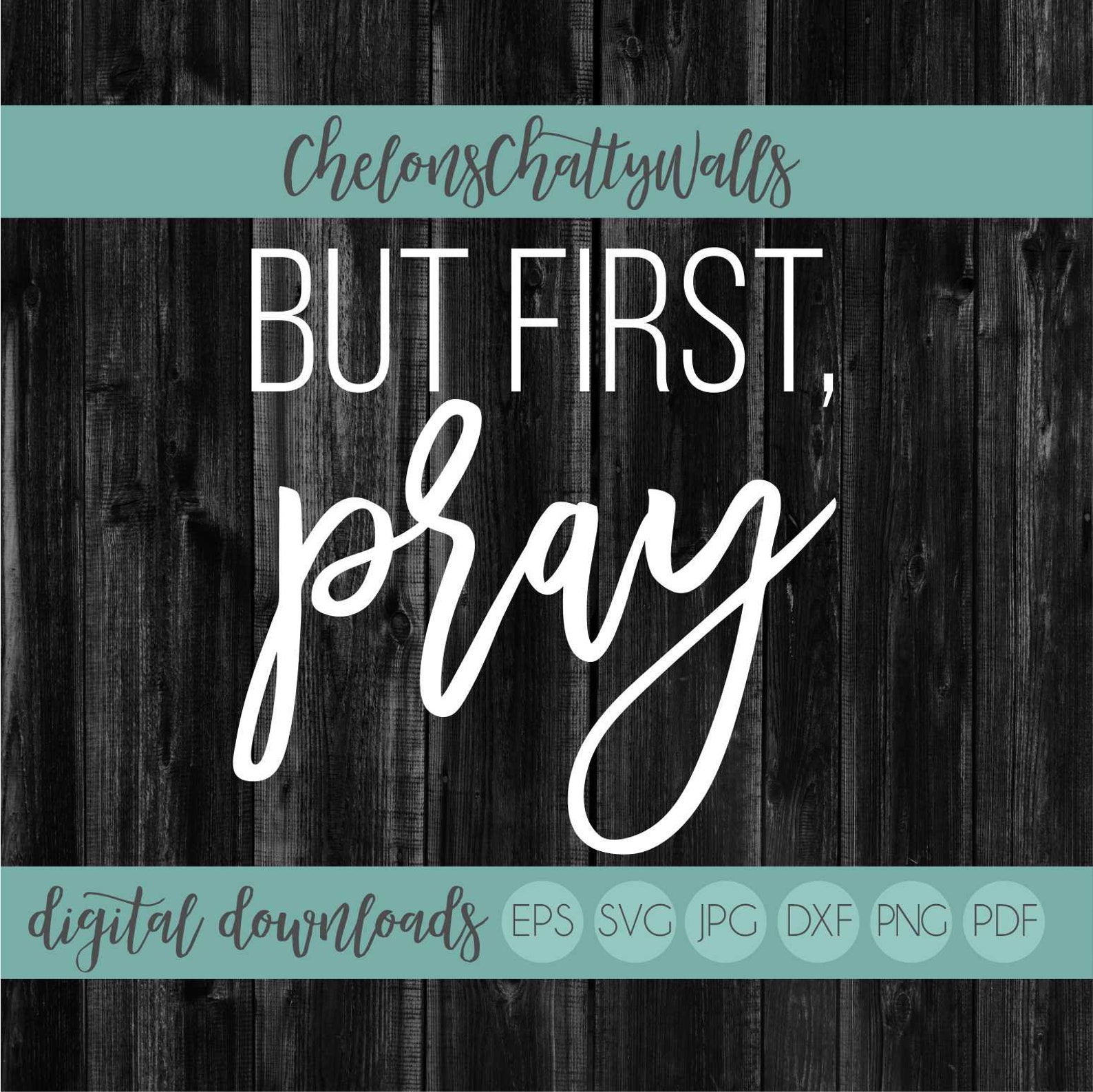 But First Pray SVG File Silhouette Cutting File Cricut - Etsy