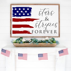 Stars & Stripes Forever SVG File, Patriotic SVG, 4th of July SVG ...