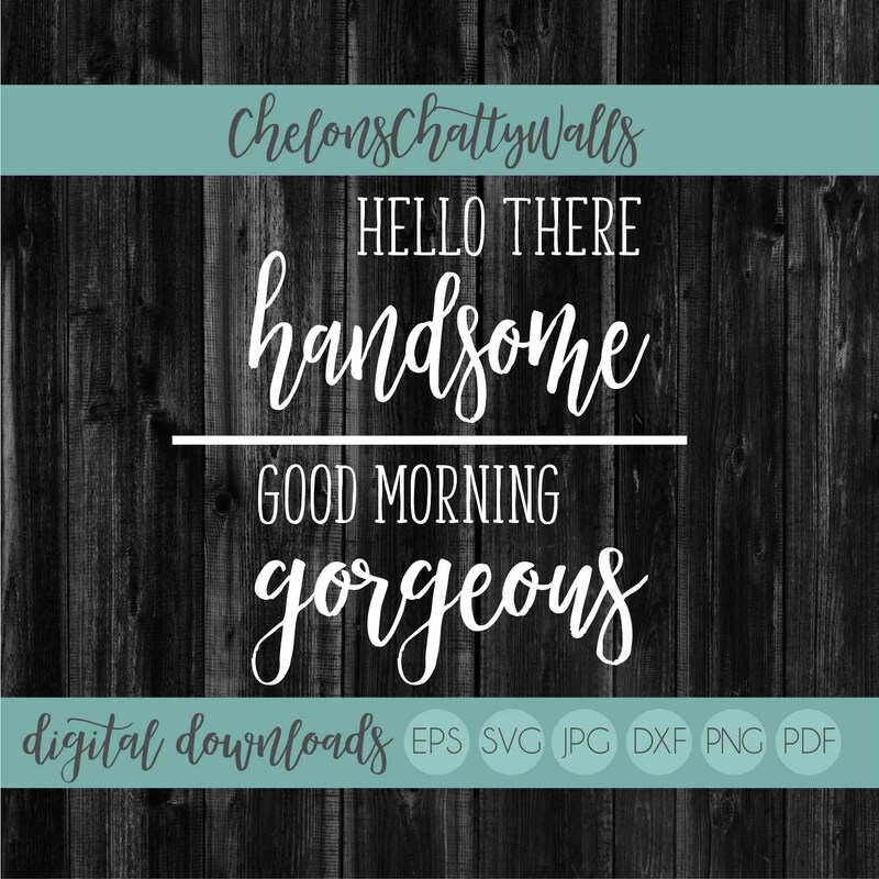 Hello Handsome - Etsy